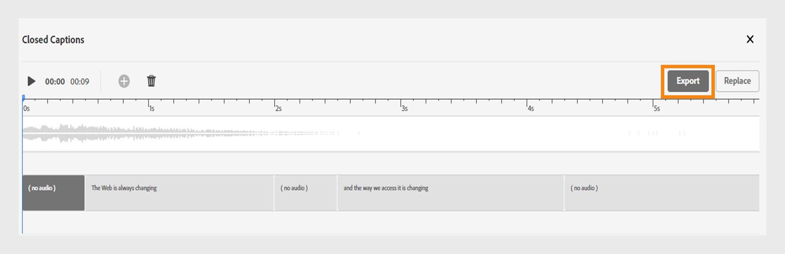 How to add and manage closed captions in Adobe Captivate